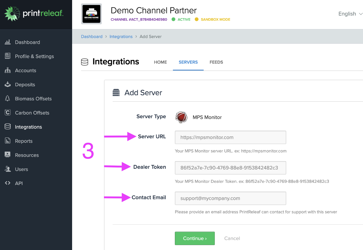 Integrating MPS Monitor with PrintReleaf